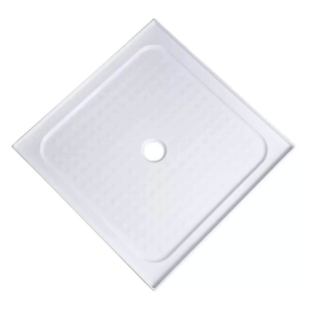 1000X1000 Square Shower Tray - 4 Lips - Center & Corner Waste - Green ...