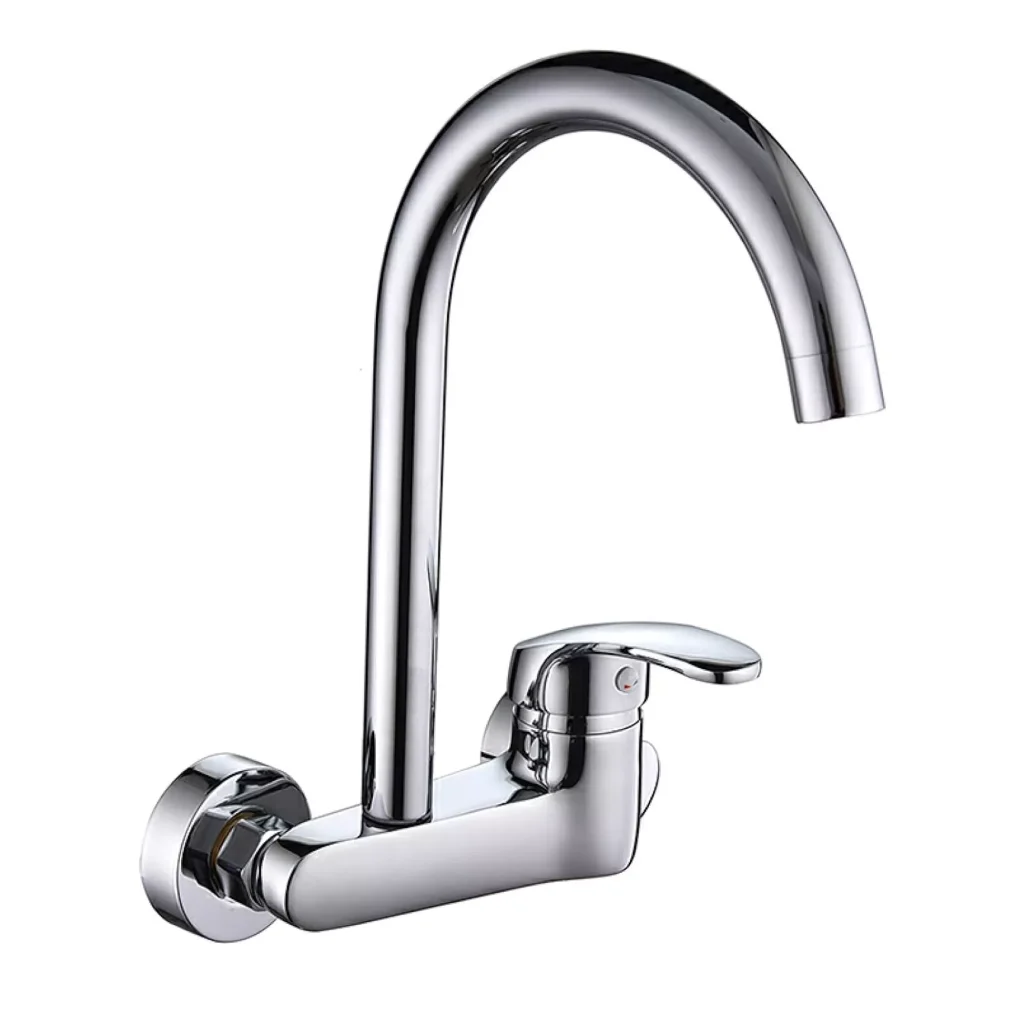 GH-4226 Wall mount Kitchen/ Sink Mixer - Mains Pressure - Green Home ...