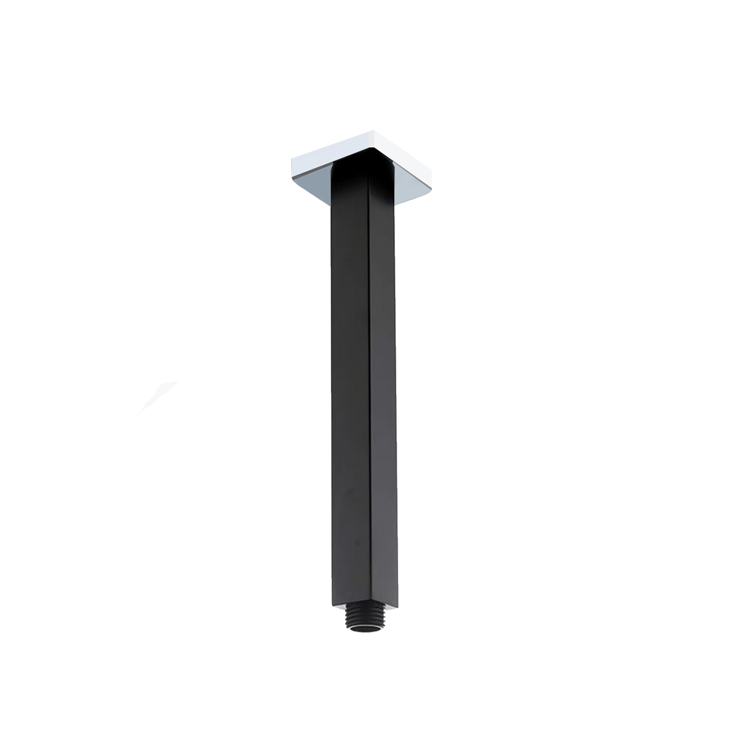 Square Ceiling Arm- Black - Green Home Bathroom