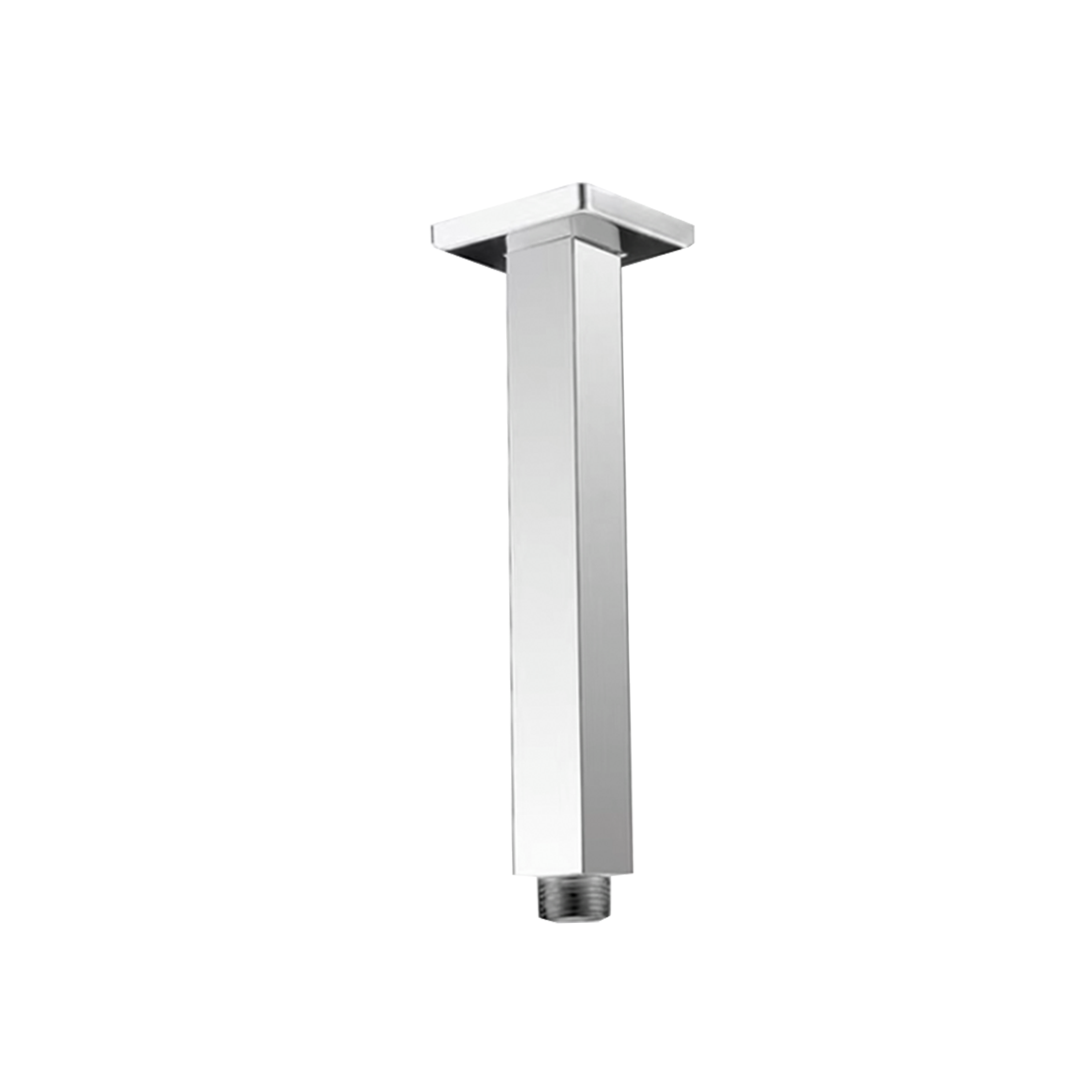 Square Ceiling Arm- Chrome - Green Home Bathroom